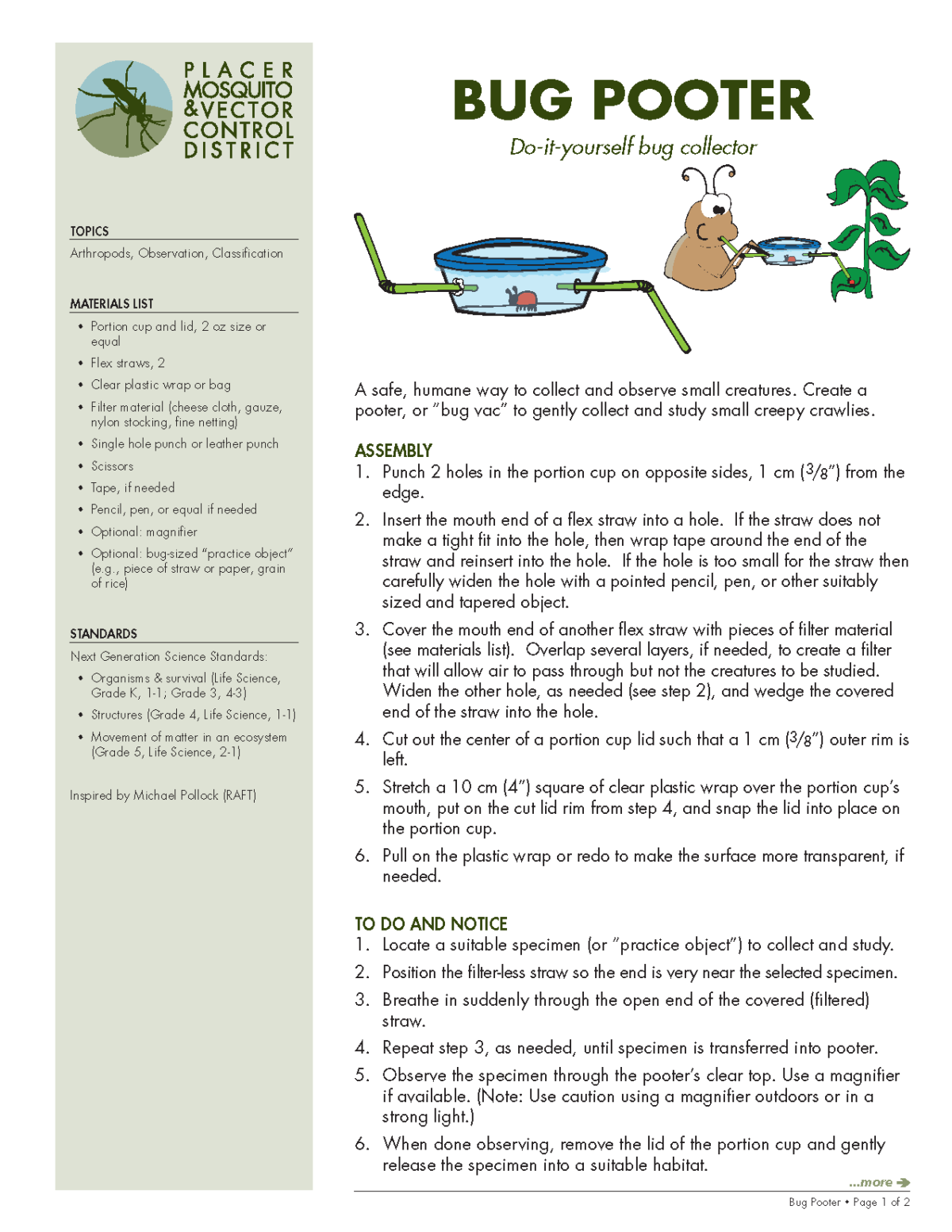 Educators – Placer Mosquito Learning Lab